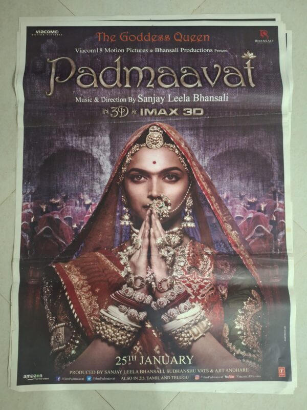 PADMAVAT Bollywood movies poster - Bollywood Movie Posters